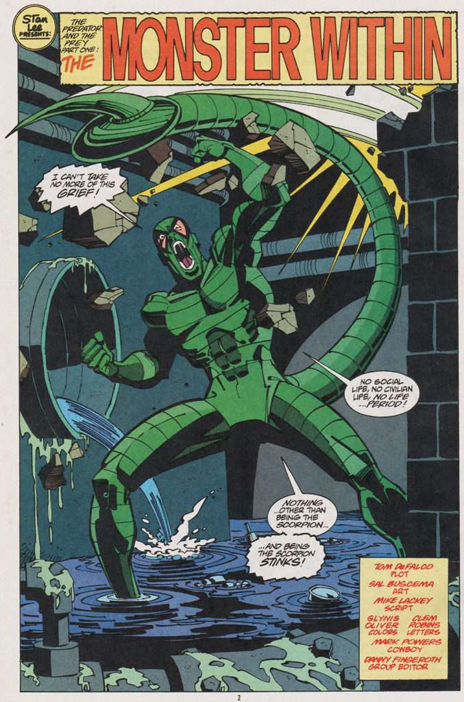 Panel of the Day #282 (Splash Page Sunday!) - Spider Man Crawlspace