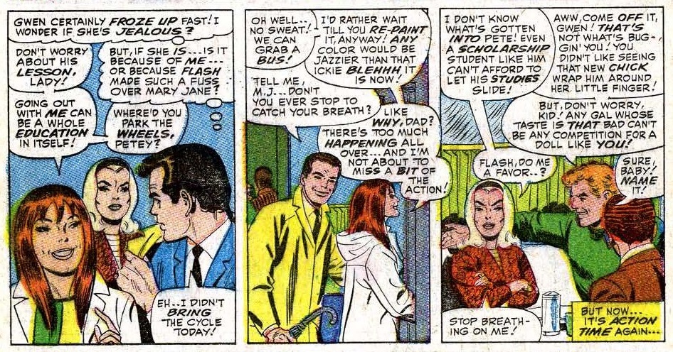 Panel(s) of the Day #1165 (Mary Jane Monday!) - Spider Man Crawlspace
