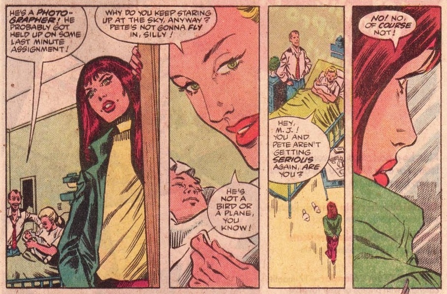 Panel(s) of the Day #1177 (Mary Jane Monday!) - Spider Man Crawlspace