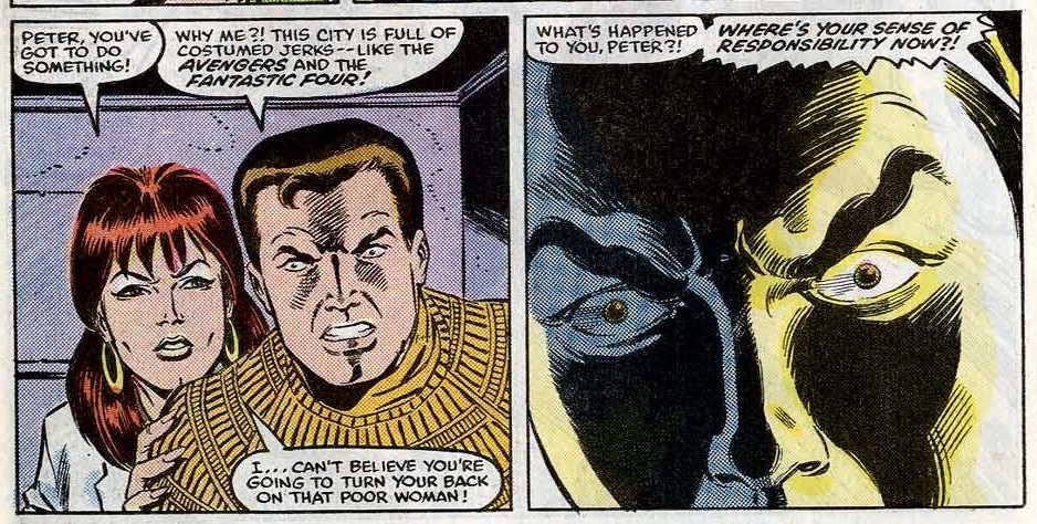 Panel(s) of the Day #1304 (Mary Jane Monday!) - Spider Man Crawlspace