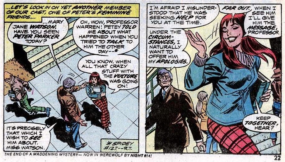 Panel(s) of the Day #1343 (Mary Jane Monday!) - Spider Man Crawlspace