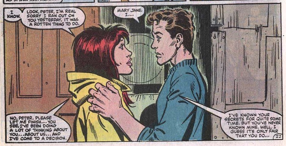 Panel of the Day #1400! (Mary Jane Monday!) - Spider Man Crawlspace