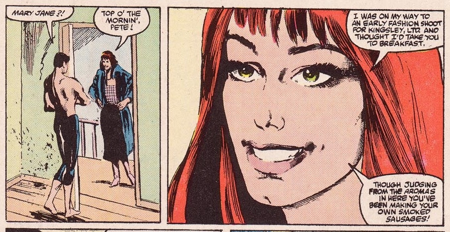 Panel(s) of the Day #1394 (Mary Jane Monday!) - Spider Man Crawlspace