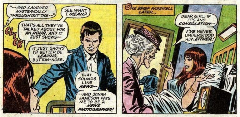 Panel(s) of the Day #1430 (Mary Jane Monday!) - Spider Man Crawlspace