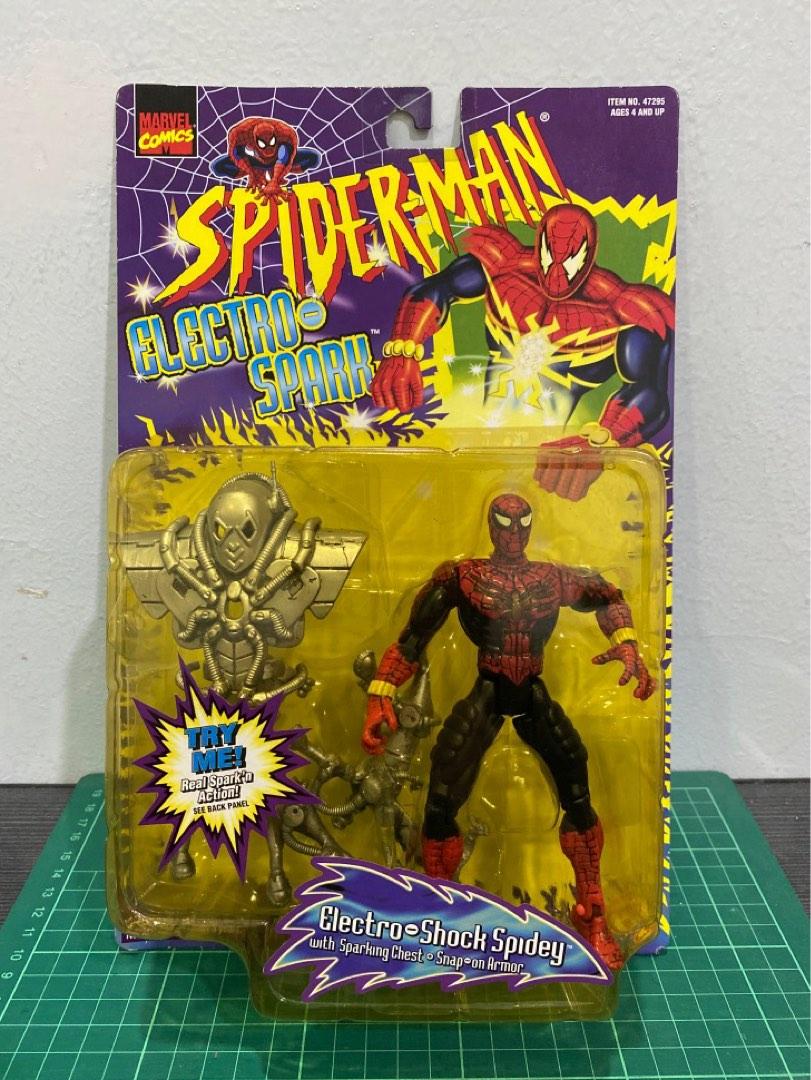 Spider-Tracer: Electro ϟ Spark Figures - Spider Man Crawlspace