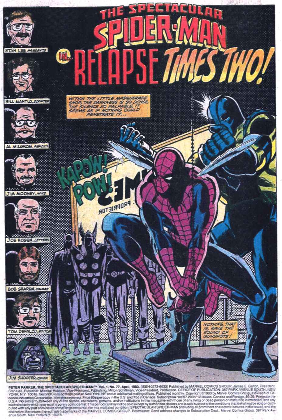 Panel of the Day #1597 (Splash Page Sunday!) - Spider Man Crawlspace