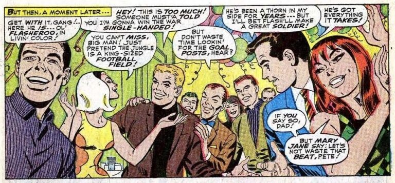 Panel of the Day #1664 (Mary Jane Monday!) - Spider Man Crawlspace