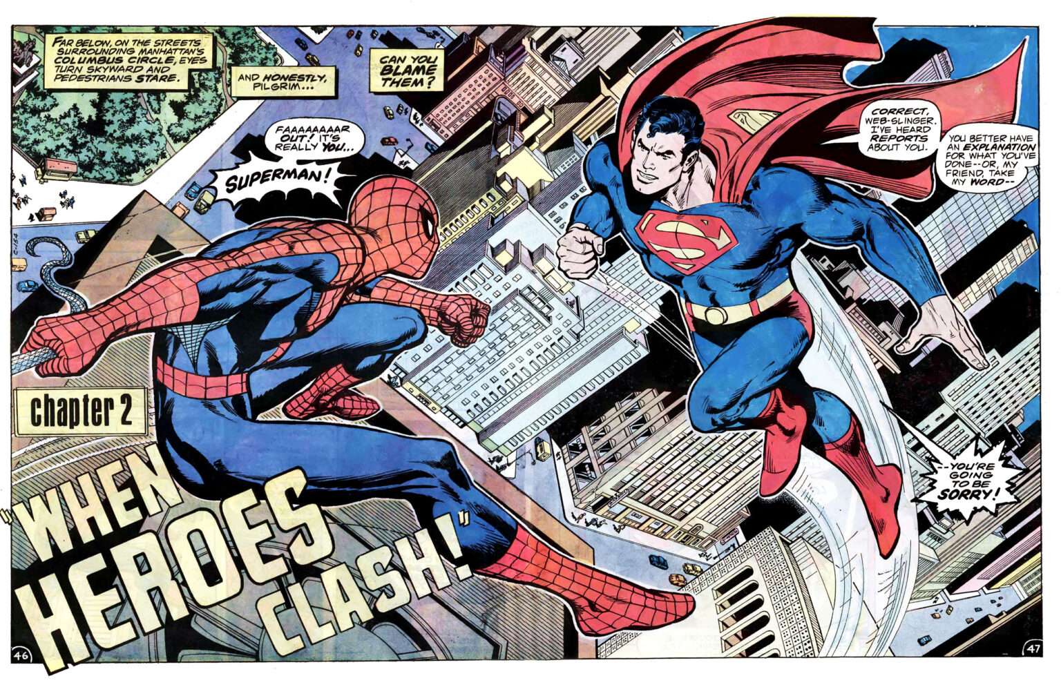 Panel of the Day #1684 (Splash Page Sunday!) - Spider Man Crawlspace